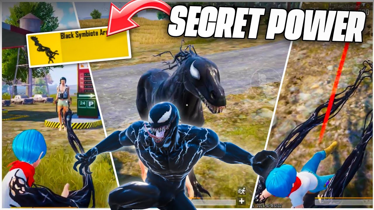 VENOM SECRET POWER IN BGMI / HOW TO GET VENOM POWER IN BGMI - YouTube