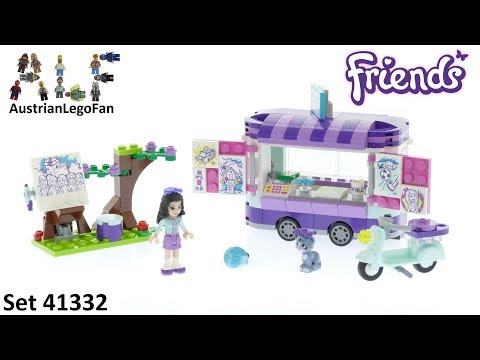 Lego Friends 41332 Emma´s Art Stand - Lego Speed Build Review