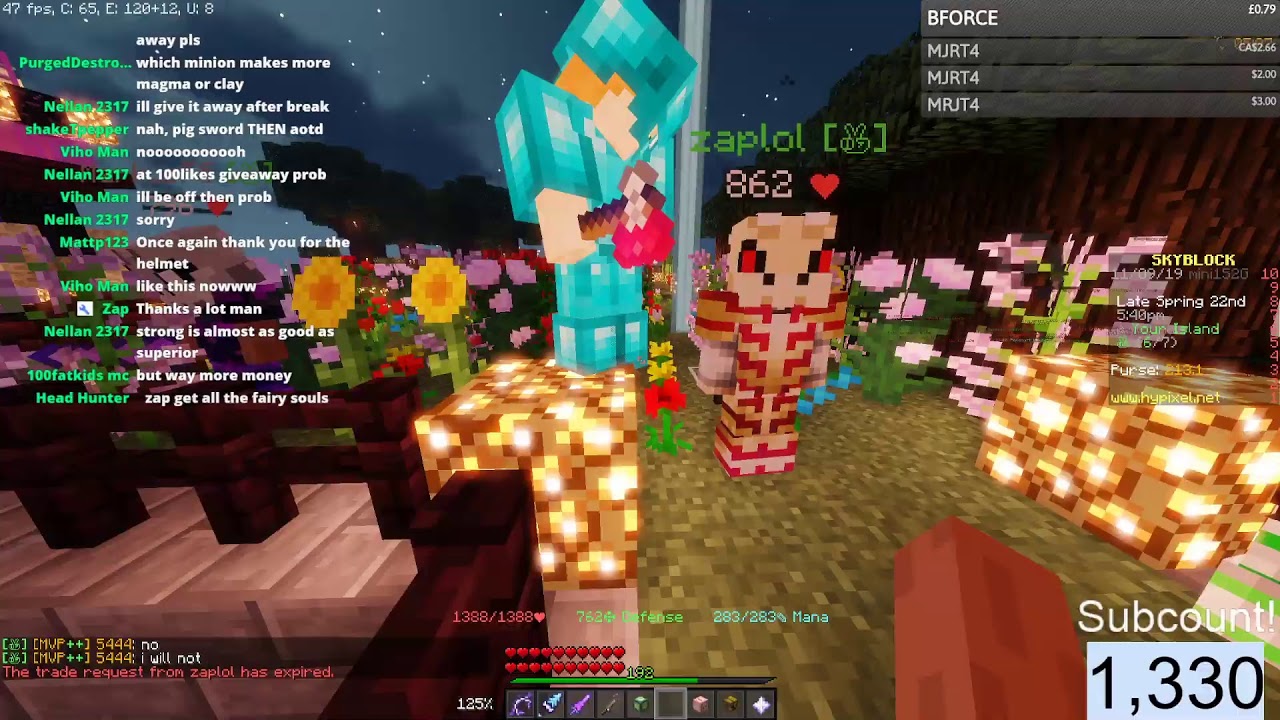 Hypixel Skyblock: lofi beats to relax/break wolves to (Shaders Enabled ...