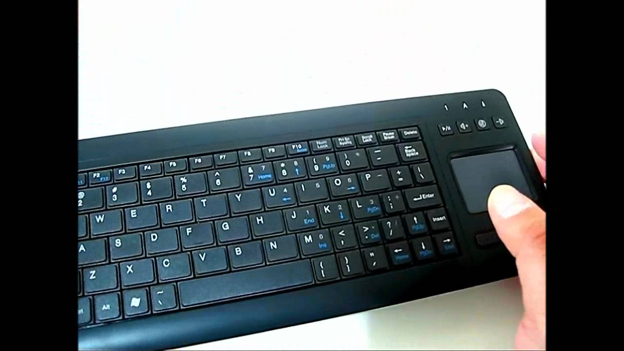 Arctic Equipment K481 Wireless HTPC Keyboard - Product Overview - YouTube