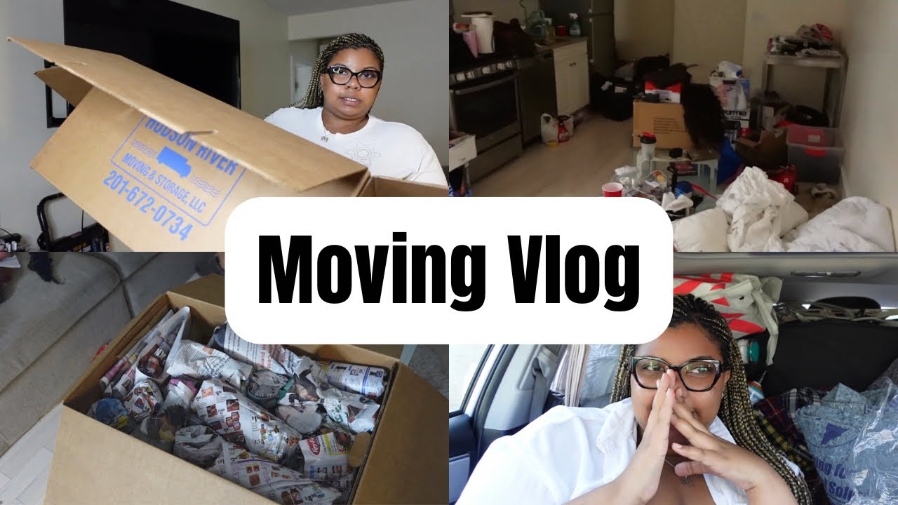 VLOG: IM MOVING! PACK WITH ME, STRESSED AF!! MOVING OUT OF NYC| I HATE ...