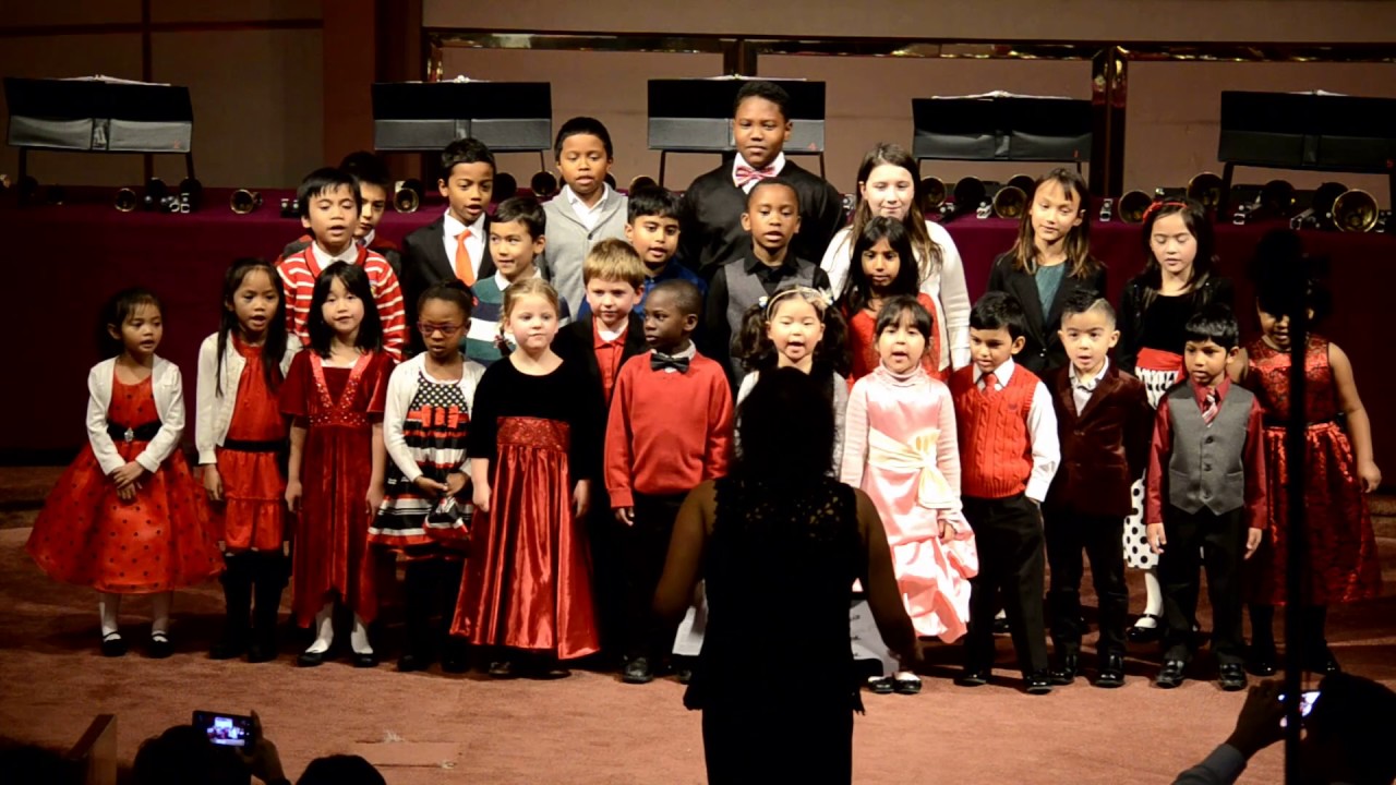 Christmas Concert 2016 - 07 - Children's Choir - Angels Are Rejoicing ...