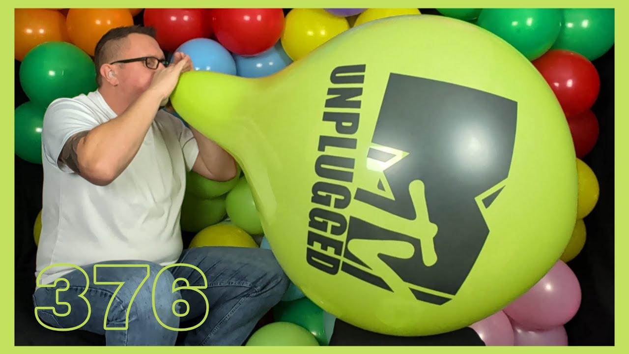 376 - b2p huge 32" MTV balloon by Cattex - YouTube