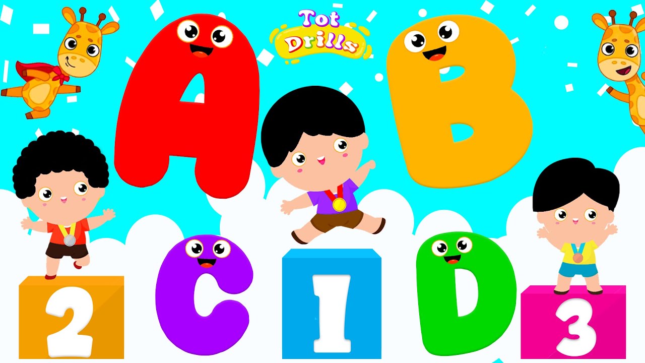 ABC and 123 learning for 2 year olds | The Best of Toddler Fun Learning ...