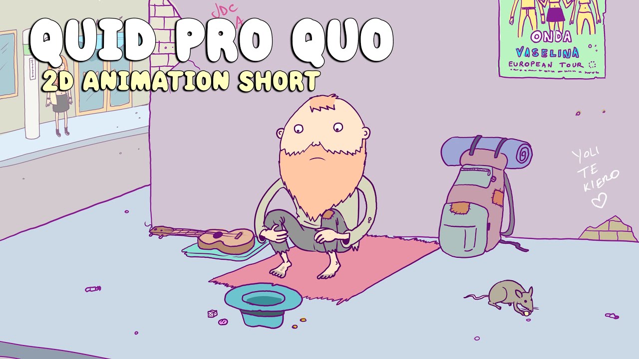 QUID PRO QUO 2D ANIMATION SHORT - YouTube