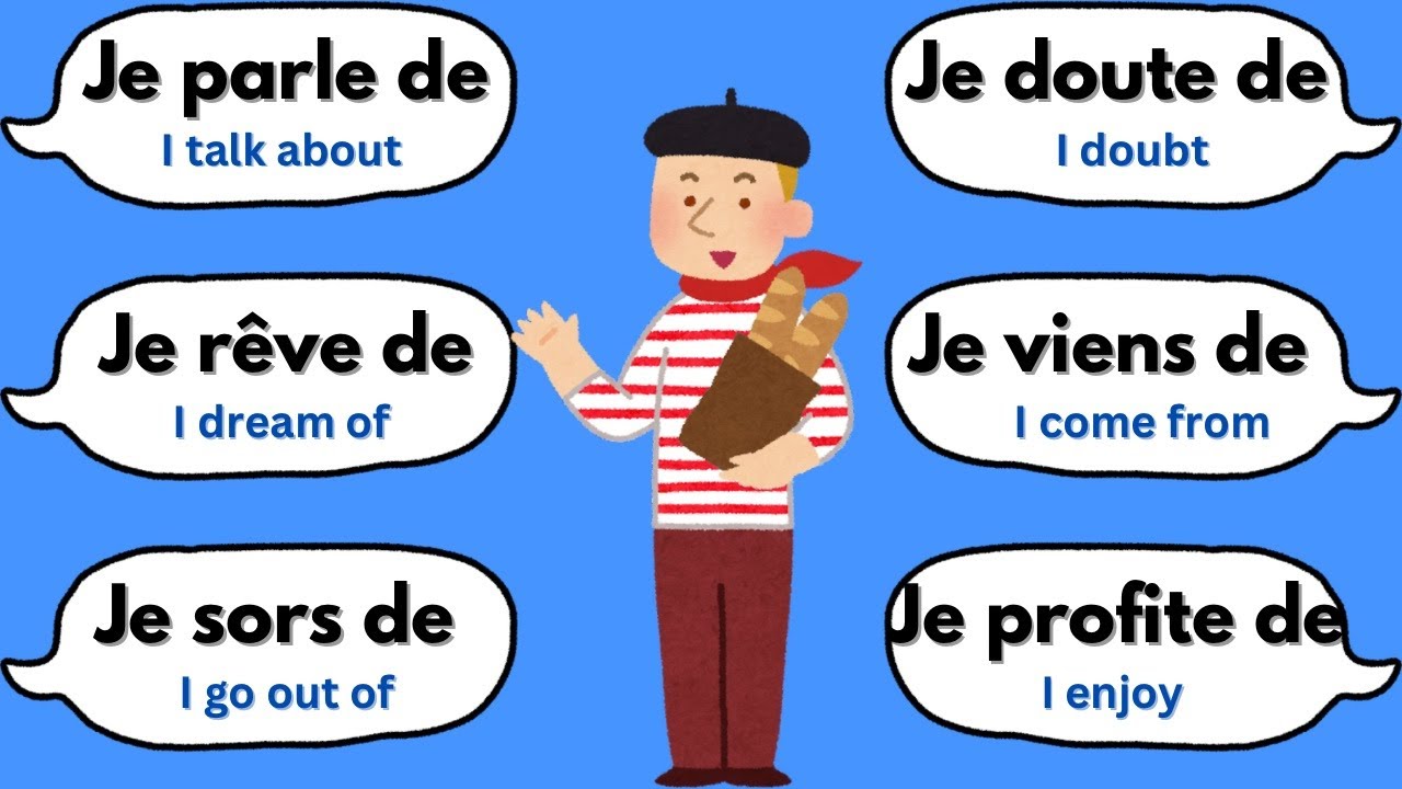 🚀Can You Use These French Verbs With de ? Learn French🇫🇷 - YouTube
