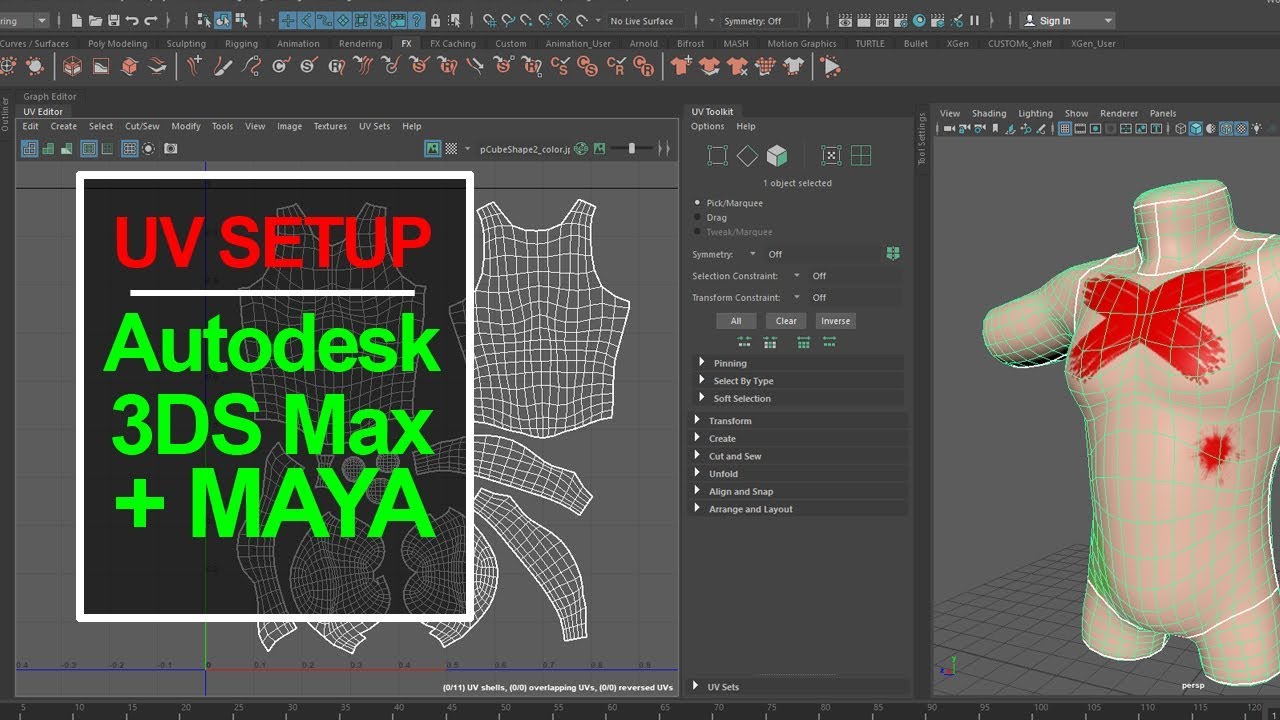 UVLayout UV23DPainting 190127v002 - YouTube