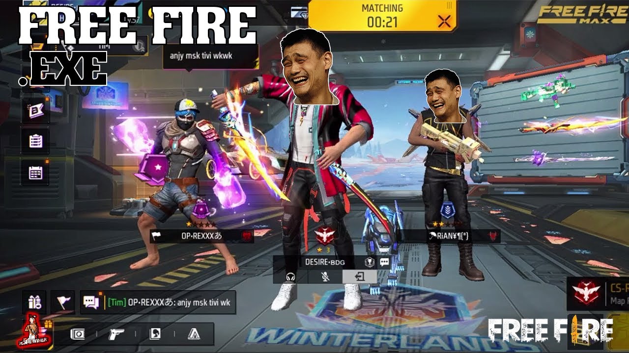 FREE FIRE.EXE - KUTUKAN EMOT KETAWA | CSR.EXE | (ff exe, ff lucu, ff funny moment, ff moment ...