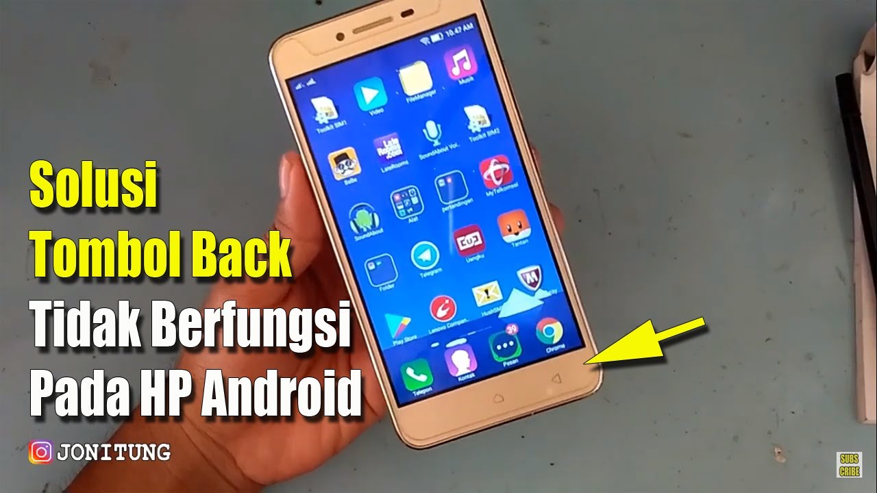 Solusi Tombol Back Tidak Berfungsi Pada HP Android - YouTube