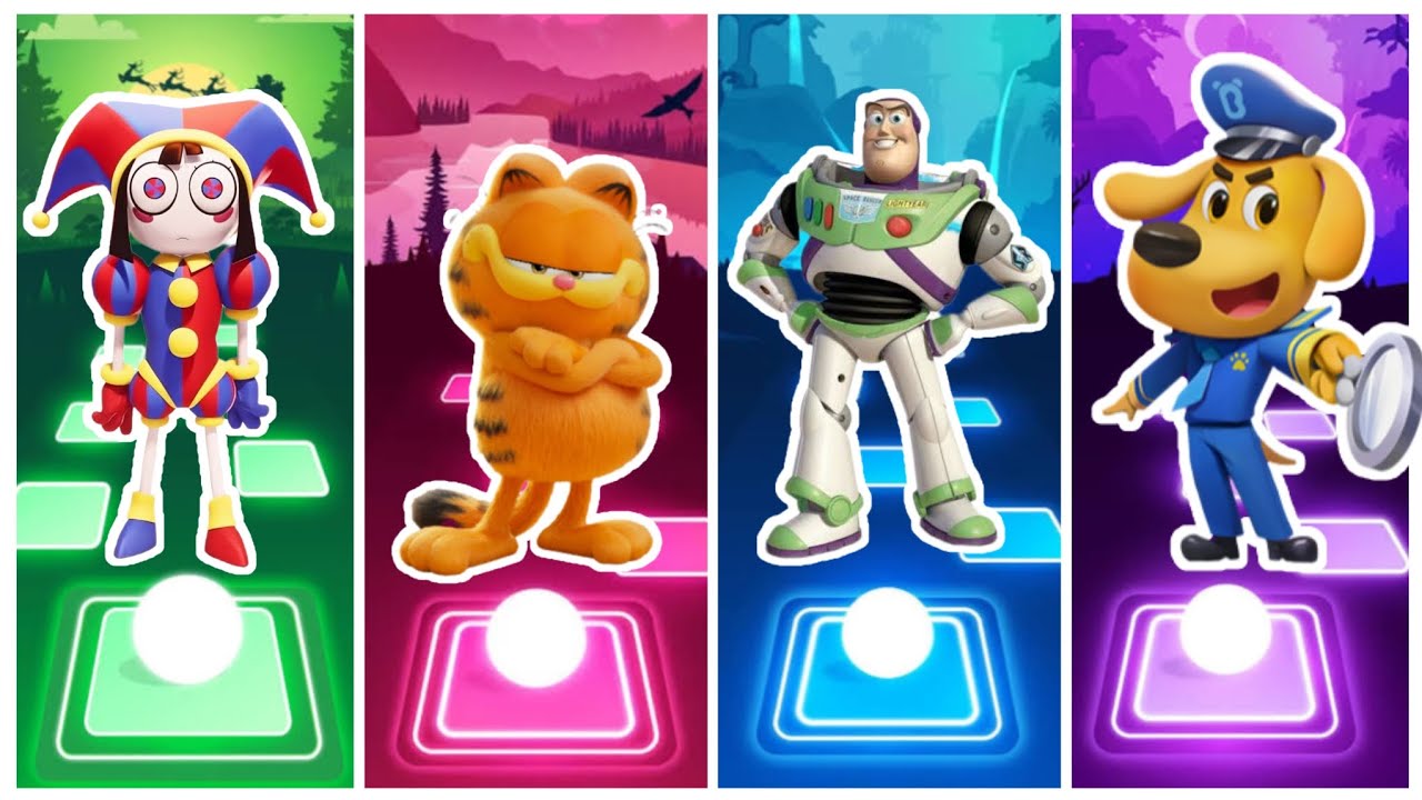 The Amazing Digital Circus 🆚 Garfield 🆚 Buzz Lightyear 🆚 Sheriff ...