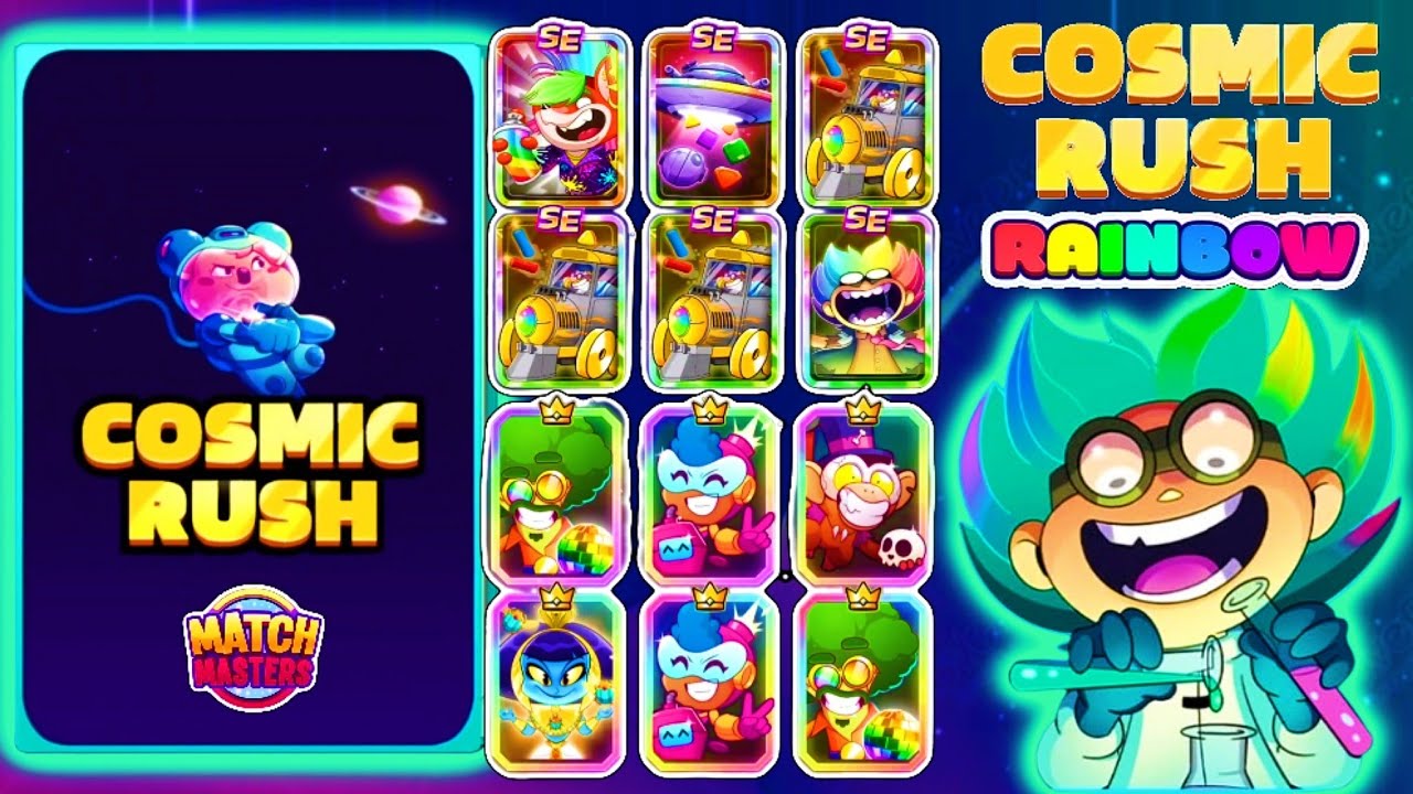 COSMIC RUSH ALBUM COMPLETE ️SOLO CHALLENGE COSMIC RUSH + RAINBOW SCORE ...