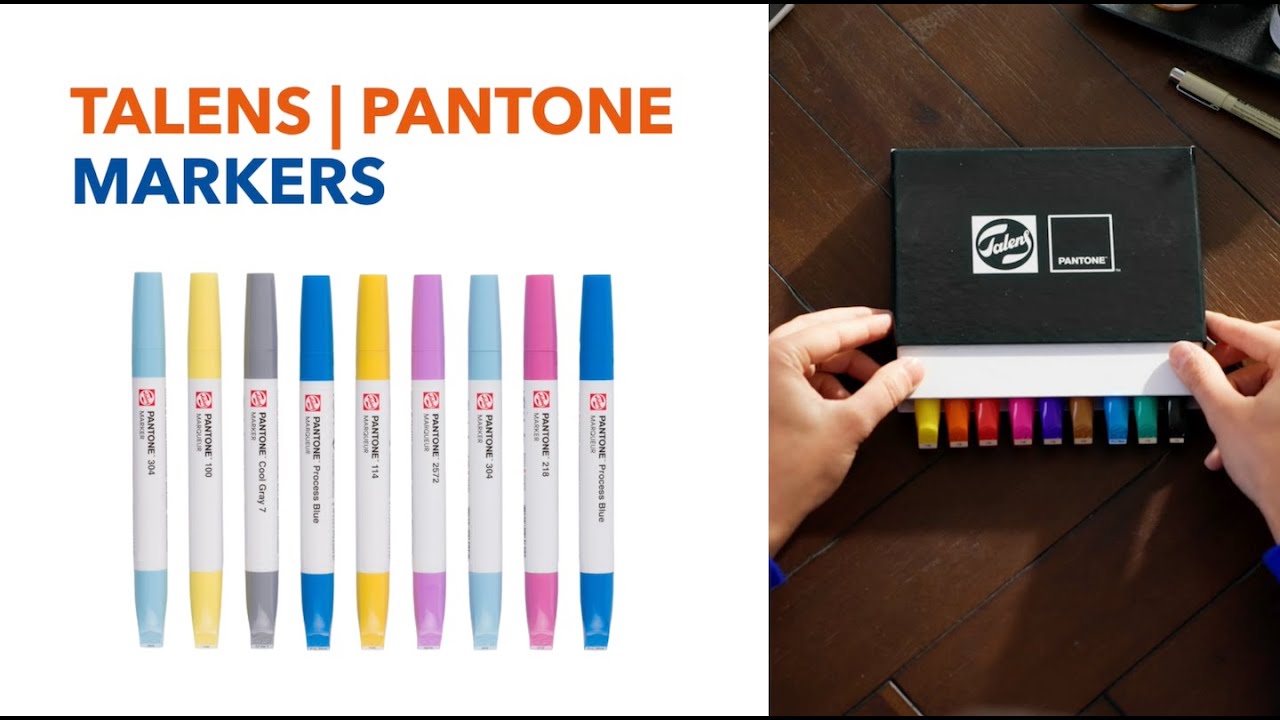 Talens | Pantone Marker Techniques - YouTube