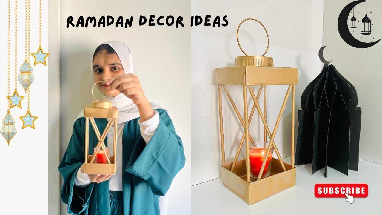 Ramadan decor ideas | Diy Ramadan decoration | easy crafts ideas #diy # ...