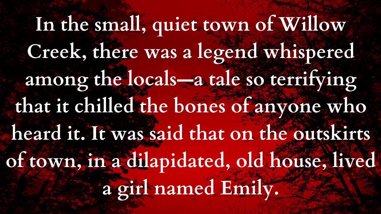 The Haunting of Emily, the Girl with Red Eyes Horror/Scary Stories ...
