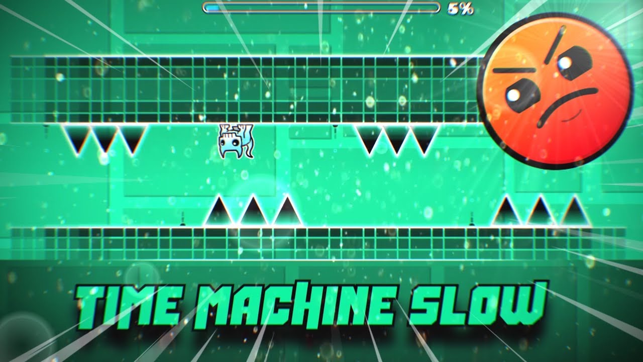 Time Machine in Slow Motion!! ||Geometry Dash 2.11|| [HD] - YouTube