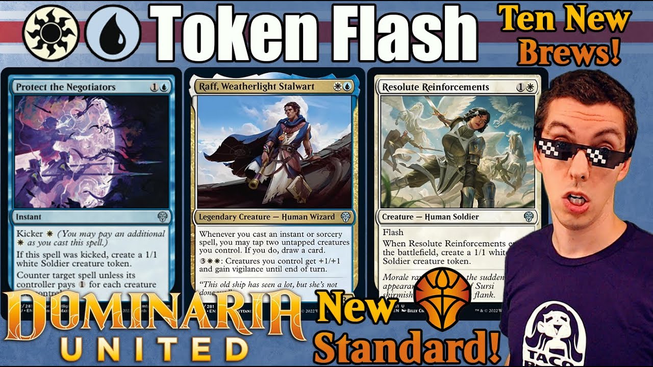 🆕 Ten New Brews! - ⚪🔵 - Token Flash ⚡ - (Dominaria United Standard) - YouTube