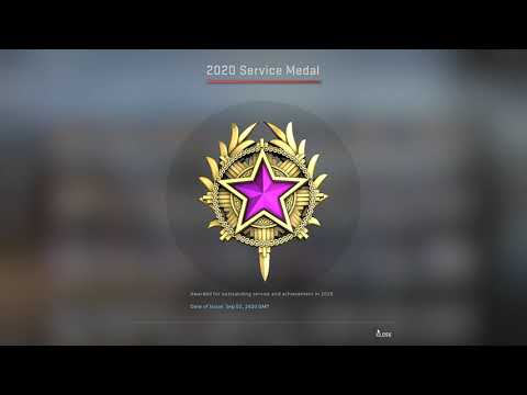 Getting 2020 Tier 5 Service Medal in CS:GO - YouTube