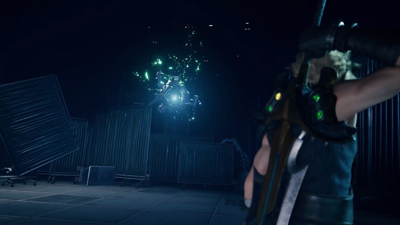 FINAL FANTASY 7 REMAKE - Brain Pod Mini-Boss Fight - YouTube