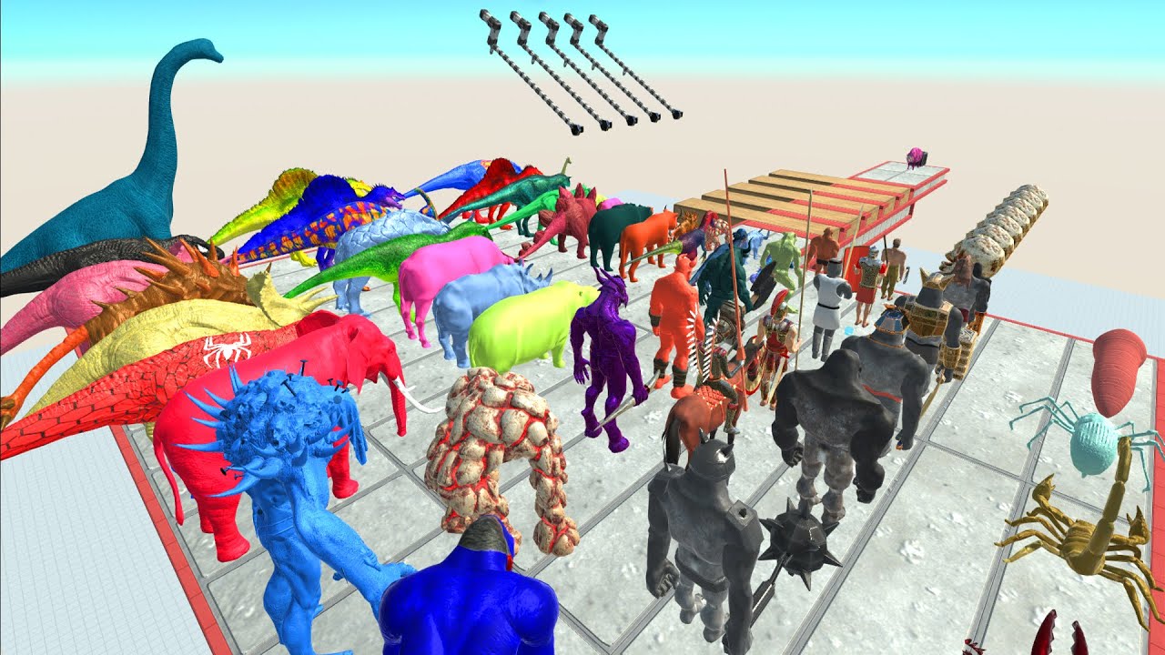 Unsafe Route - Animal Revolt Battle Simulator - YouTube