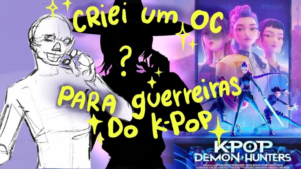 CRIANDO UM PERSONAGEM PRA GUERREIRAS DO KPOP | Vick Arts - YouTube