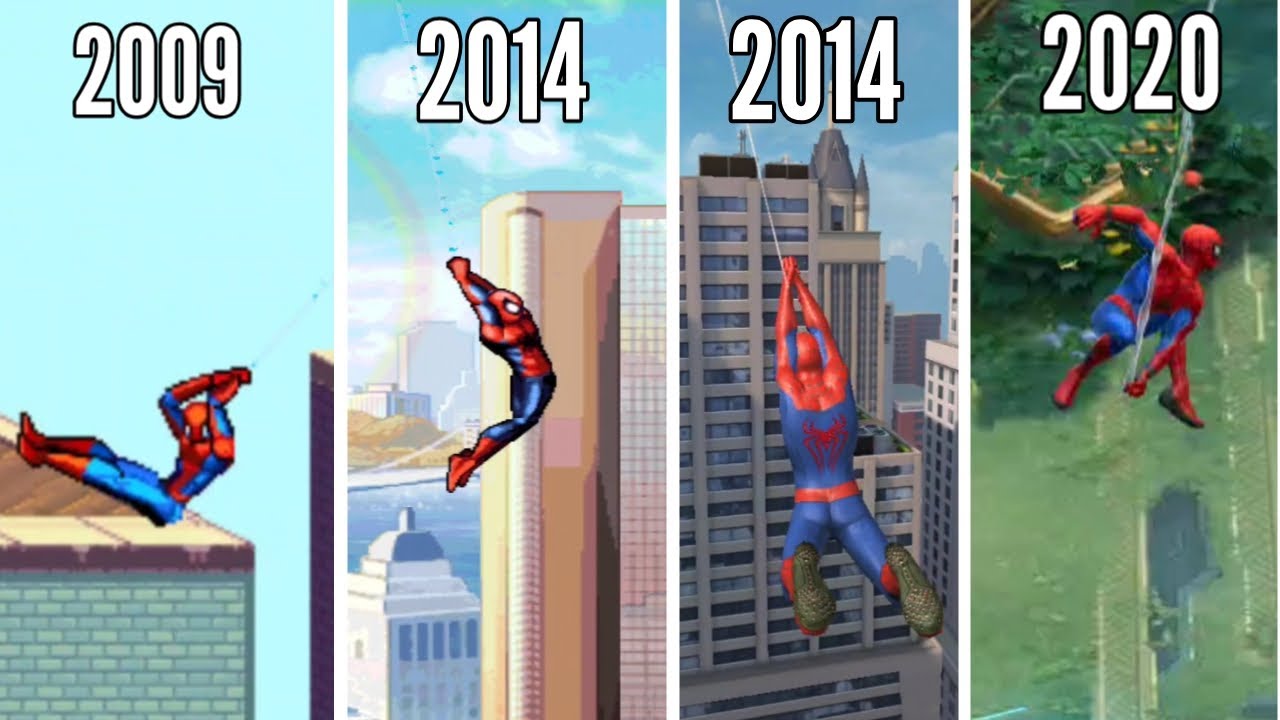 Evolution of web swinging in spider-man games[2009-2020]| Android ...