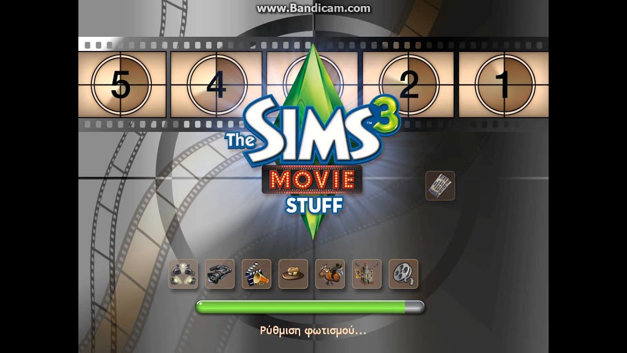 The Sims 3 Movie Stuff Loading Screen - YouTube