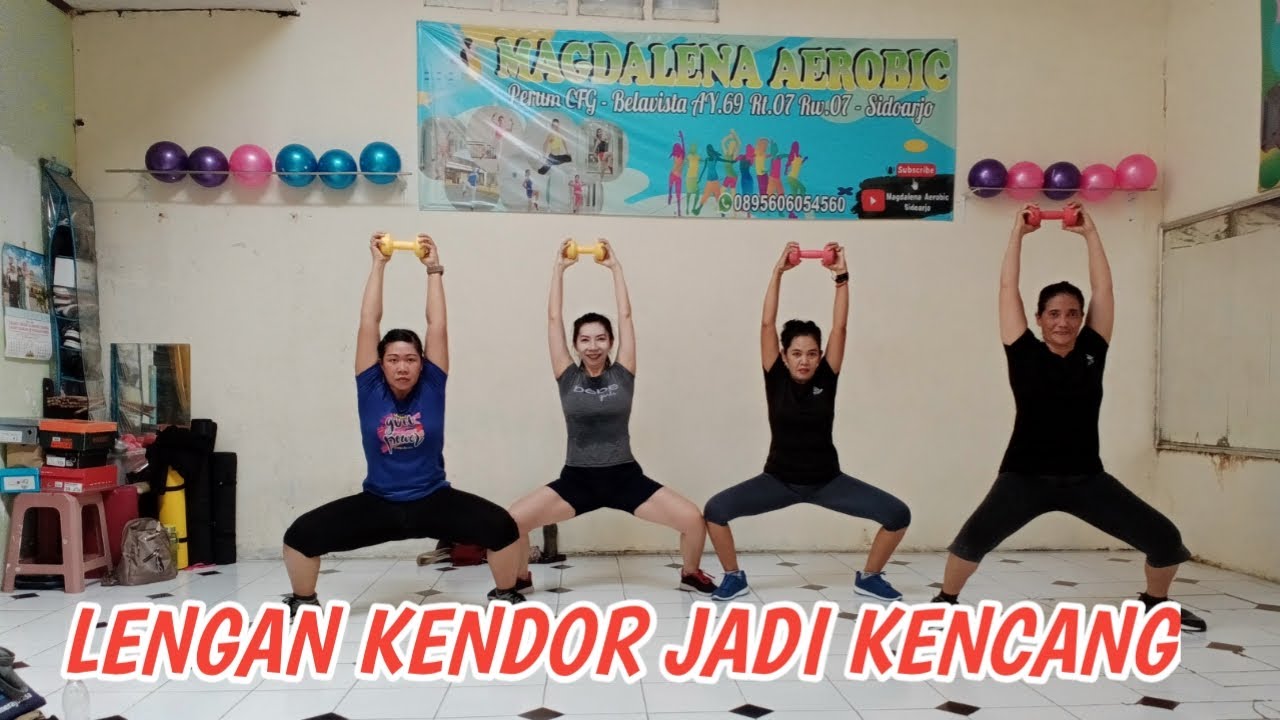 Senam dengan Barbel /Lengan kendor jadi kencang - YouTube