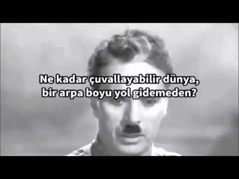 Charlie Chaplin den İnsanlık Dersi #FreeWorld Mutlaka İzle