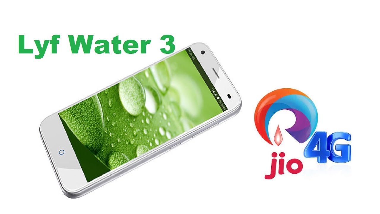 lyf water 3 Smartphone specifications Riliance Jio phone - YouTube