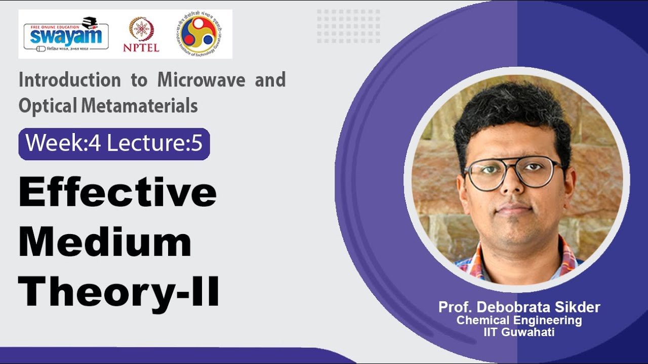 Lec 20: Effective Medium Theory-II - YouTube