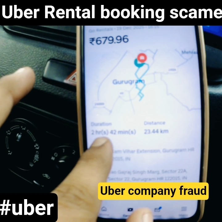 Uber Rental booking scame #uber #ubertaxi #uberrantelfroud#uberfroud ...