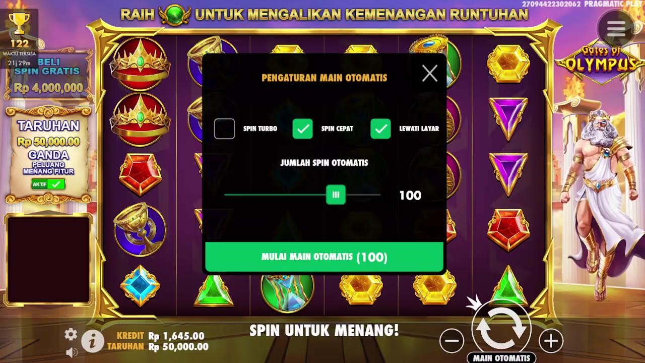 POLA SLOT GATE OF OLYMPUS X500 & X1000 | PRAGMATIC PLAY - YouTube