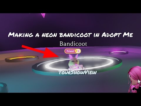 Making A Neon Bandicoot | Roblox - YouTube