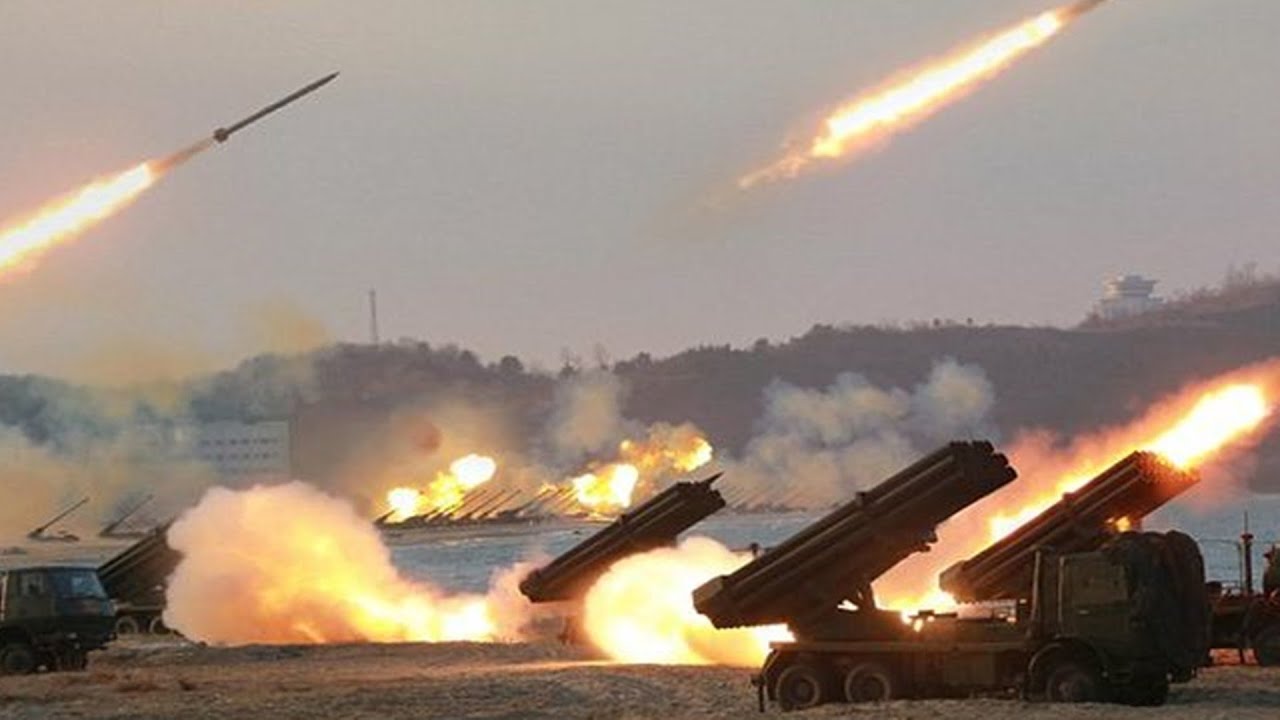 Crazy Videos BM-21 Grad Large Scale Massive Fire - YouTube