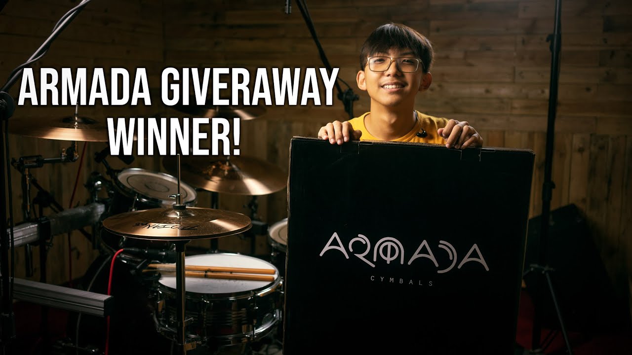 Armada Cymbals Giveaway Winner (Cover) - YouTube