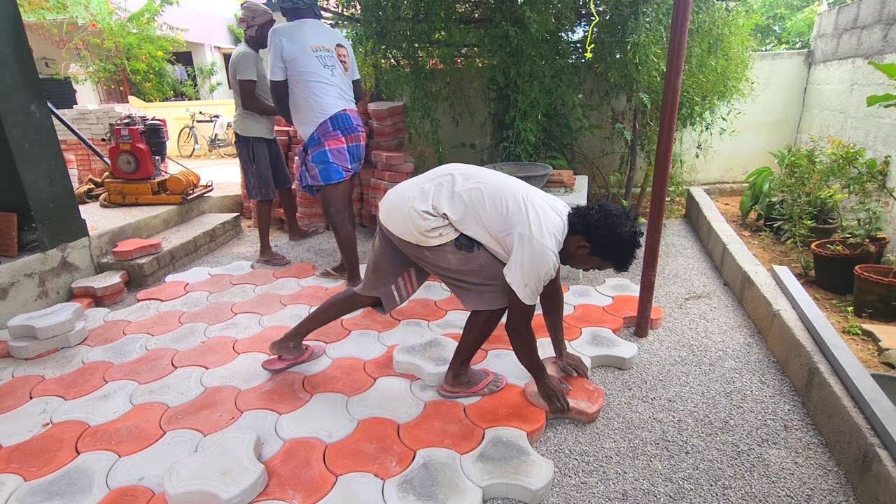Amazing!-Cosmic design paver block installation process Accurately ...