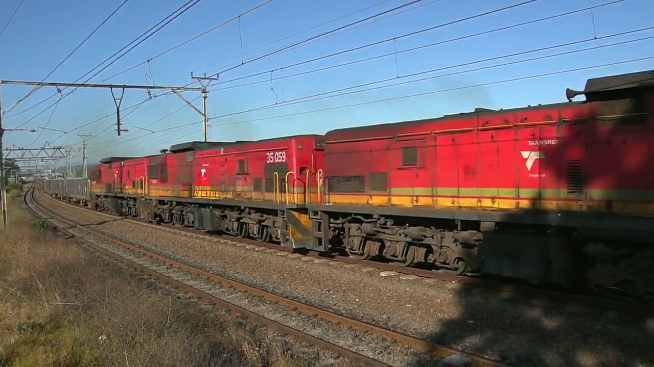 Transporting empty Gypsum "CARS" with TRANSNET diesels to KLAWER for a ...