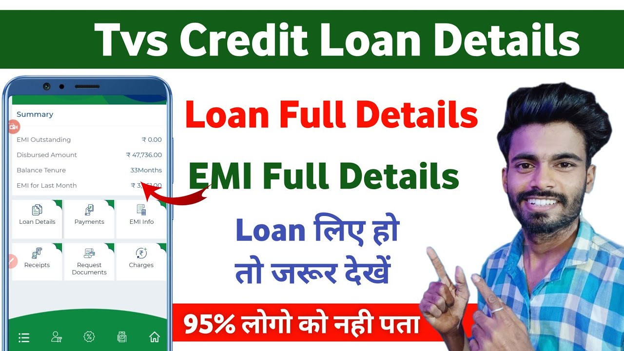 How to check tvs credit loan emi status | tvs credit loan details check ...
