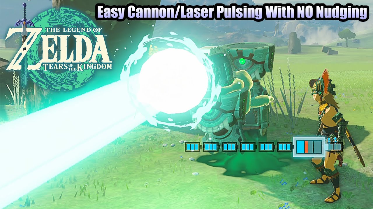 EASY Cannon & Laser Pulsing: NO NUDGING REQUIRED in Tears of the Kingdom - YouTube