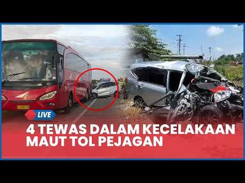🔴 Kecelakaan Maut Mobil Calya Tabrak Bus Agra Mas di Tol Pejagan-Pemalang, 4 Orang Tewas