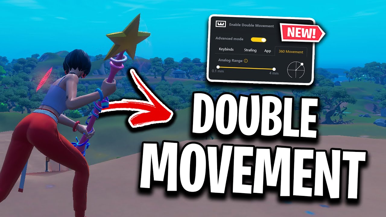 NEW Double Movement Update in Fortnite! (Wooting Update 1.5.0) - YouTube