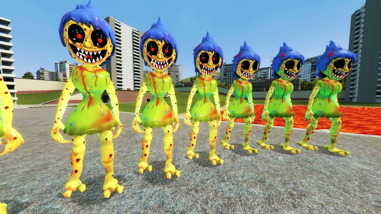 Garry's Mod - 3D NEXTBOT NIGHTMARE VS MINECRAFT, 3D MARVEL, Poppy ...