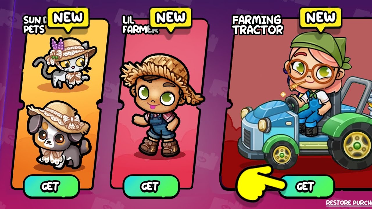 NEW GIFTS AND A FREE FARMING TRACTOR! / AVATAR WORLD / CANDY LOVE - YouTube