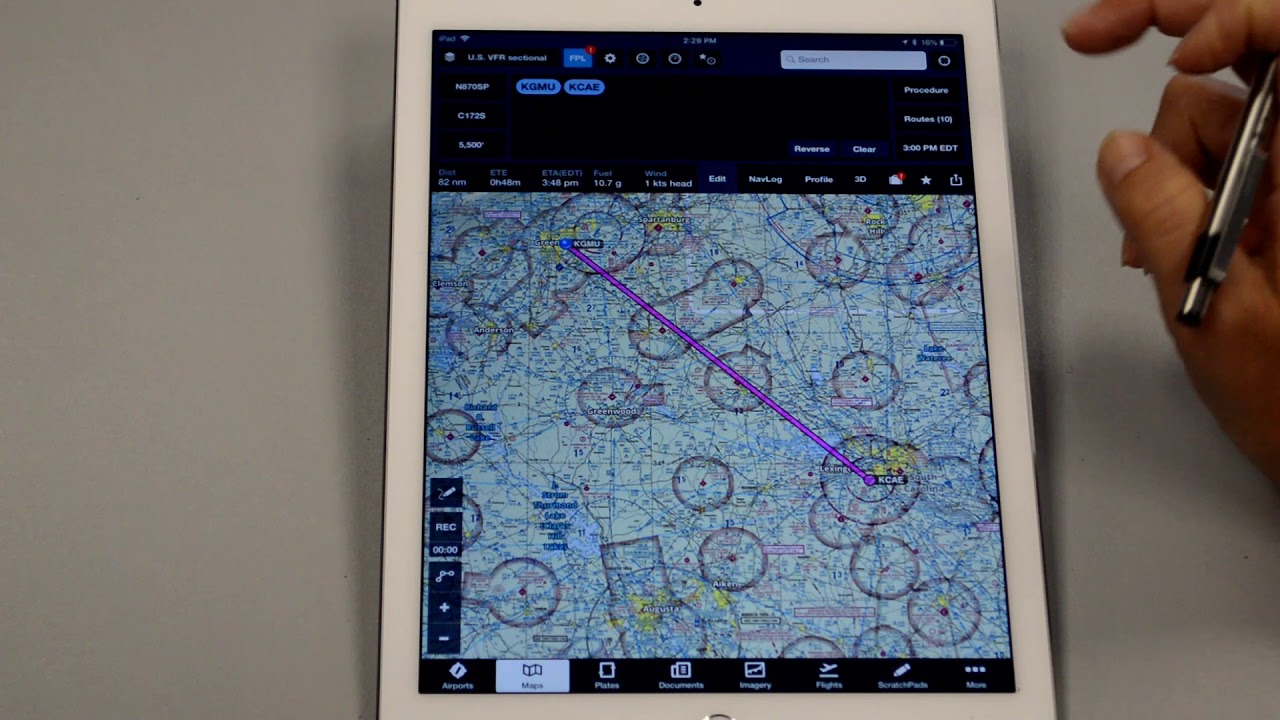 Flight Planning with ForeFlight Part 2 - XC Flight Planning (Private Pilot Lesson 14cc) - YouTube