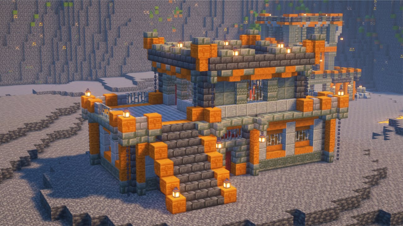 Minecraft: How to build Dwarven House Tutorial - YouTube