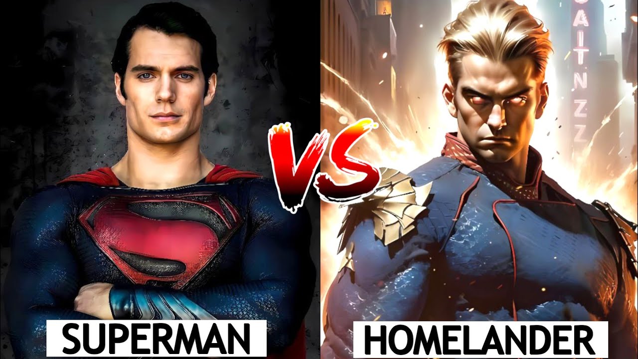 Superman Vs Homelander Fight Comparison | BNN Review - YouTube