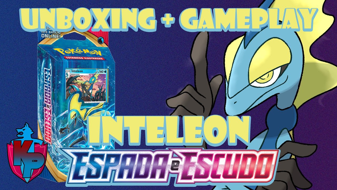 *UNBOXING + GAMEPLAY* - DECK TEMÁTICO DO INTELEON - YouTube