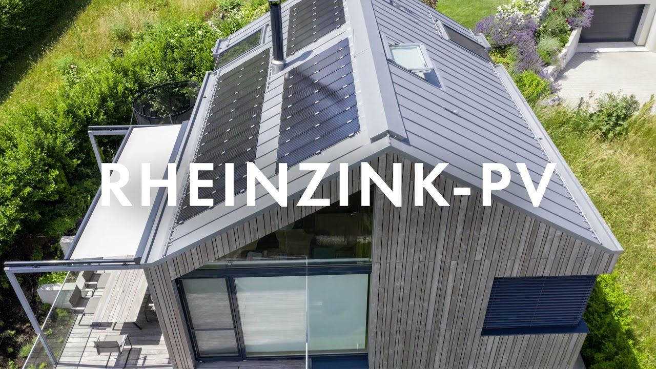 RHEINZINK PV, Solar system EN - YouTube