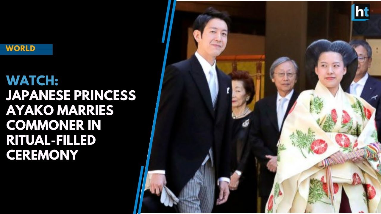 Japanese Princess Ayako marries commoner in ritual-filled ceremony ...