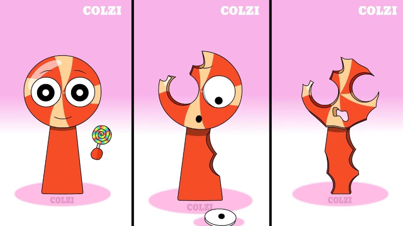 Sprunki OC Candy Nom in All Phase - YouTube